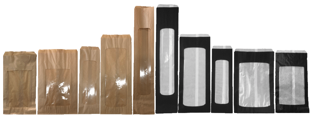 Die Cut Window Bags - Packaging Traders Pty Ltd